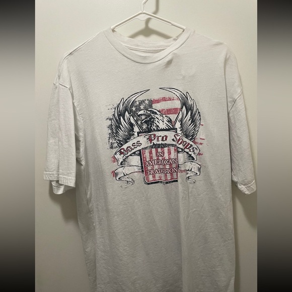 Bass Pro Shops | Shirts | Bass Pro Shops White Graphic Tshirt For Men ...